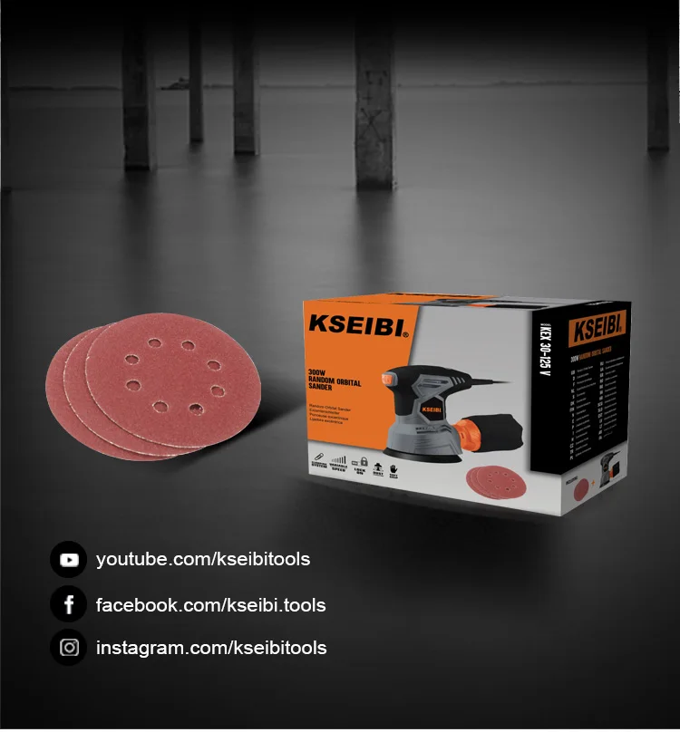 KSEIBI Random Orbit Sander Professional Electric Polishing Machine ...