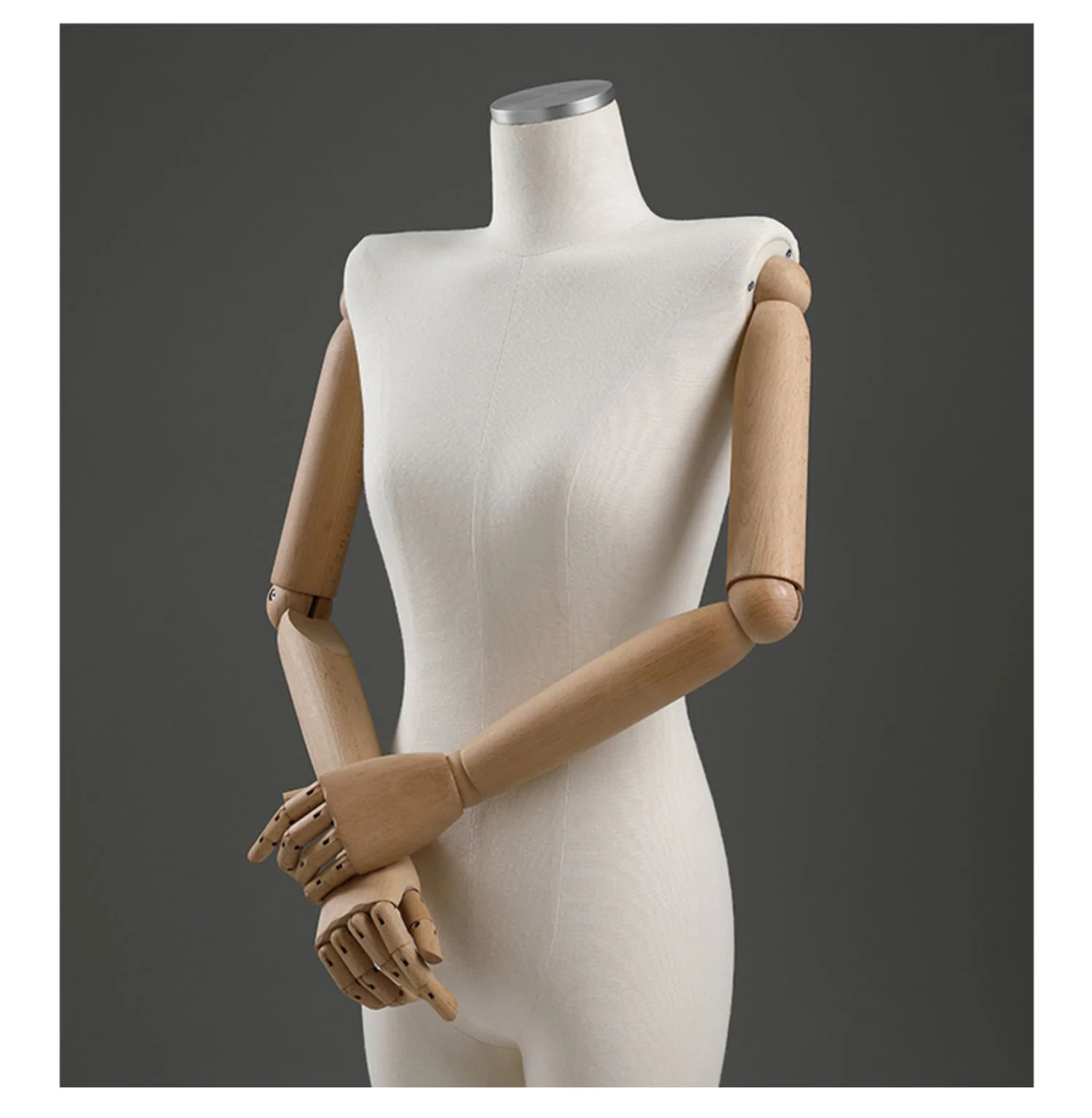 Clothing Display Body Dressmaker Dummy Dress Form Mannequin Female Half ...