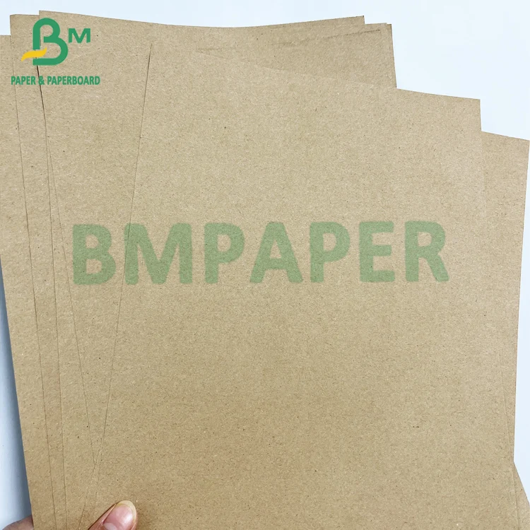 160gsm 180gsm Printable Recycled Pulp Uncoated Brown Test Liner Paper ...