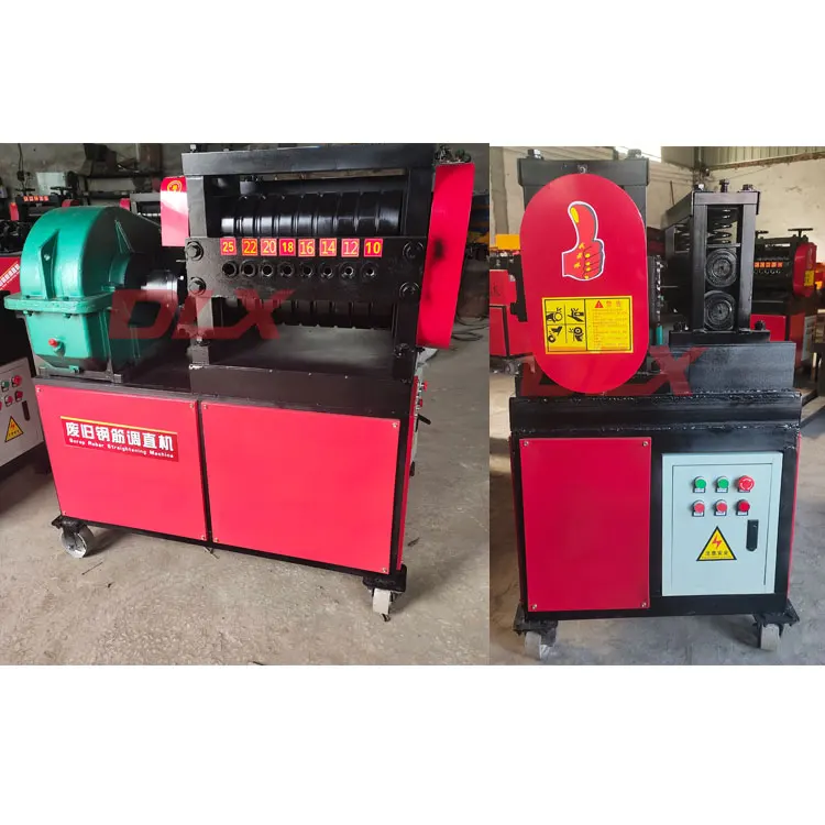 6-25mm Rebar straightening machine DLX 6-14 Used Iron Rebar Bar ...