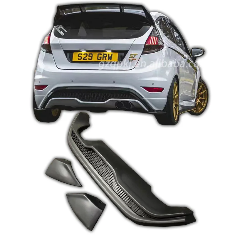 After The Bumper Lip For 2009-2016 Ford Fiesta Body Kit Normal Version ...