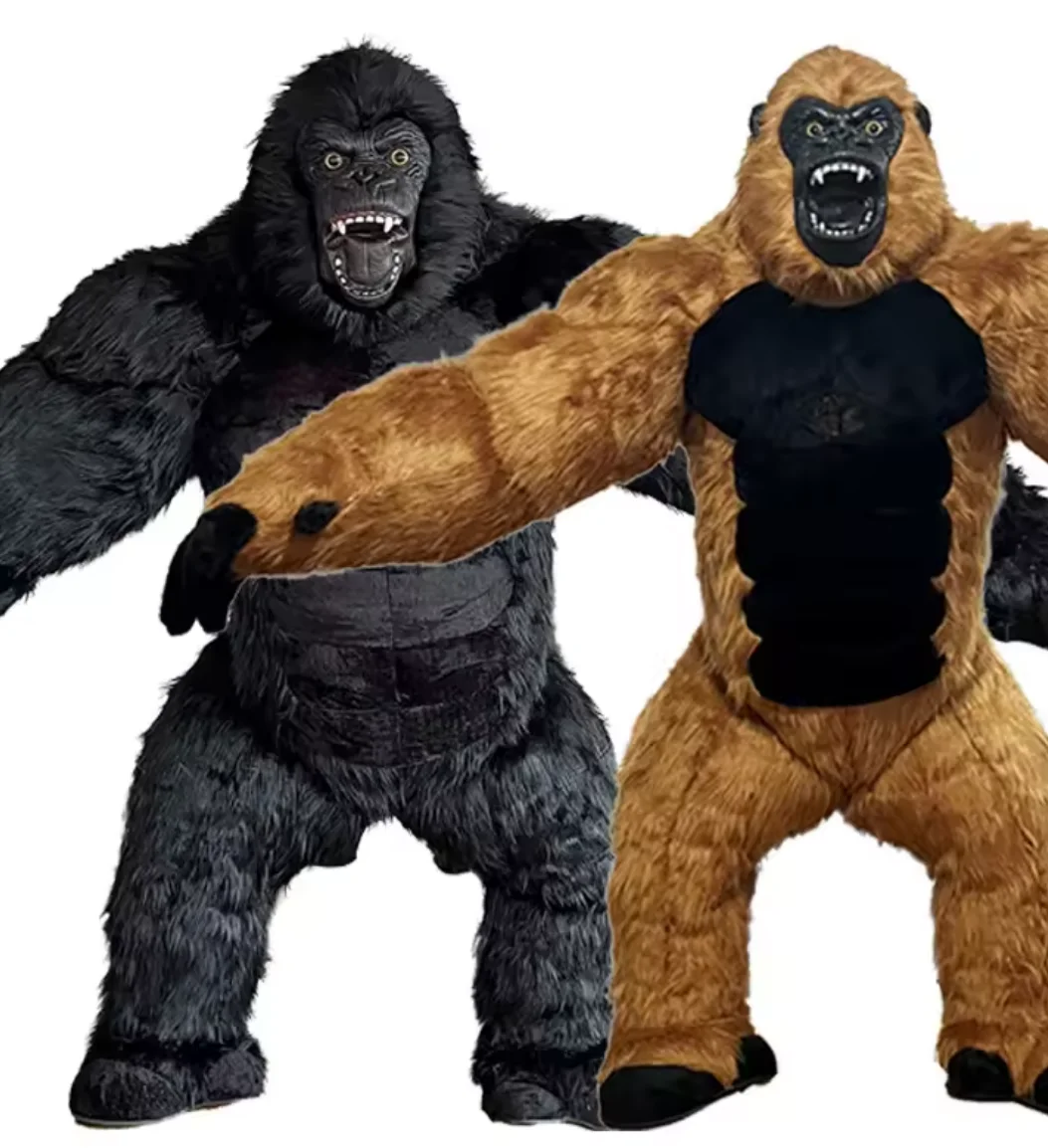Ape Inflatable 2.6m/3m Gorilla Mascot Costume Custom Anime Cosplay for ...