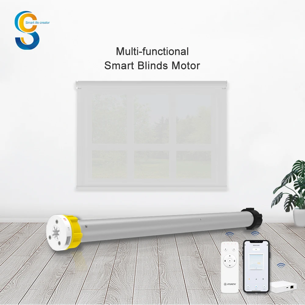 Tubular Blinds 12v 30mm Raex Z Wave Blind Electric Motor Modern Roller ...
