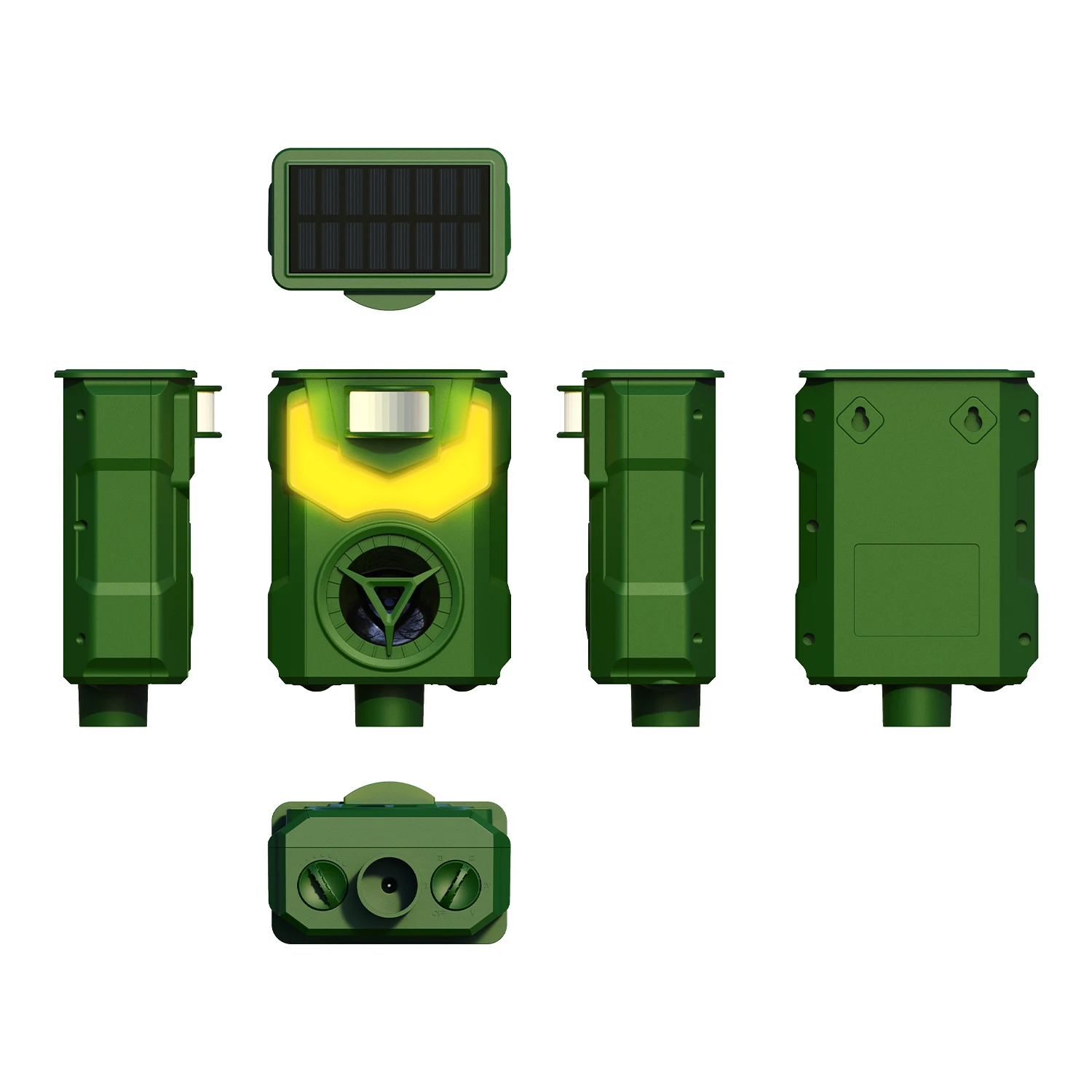 Smart Ultrasonic Pest Control - Bird Repeller Flame-guard