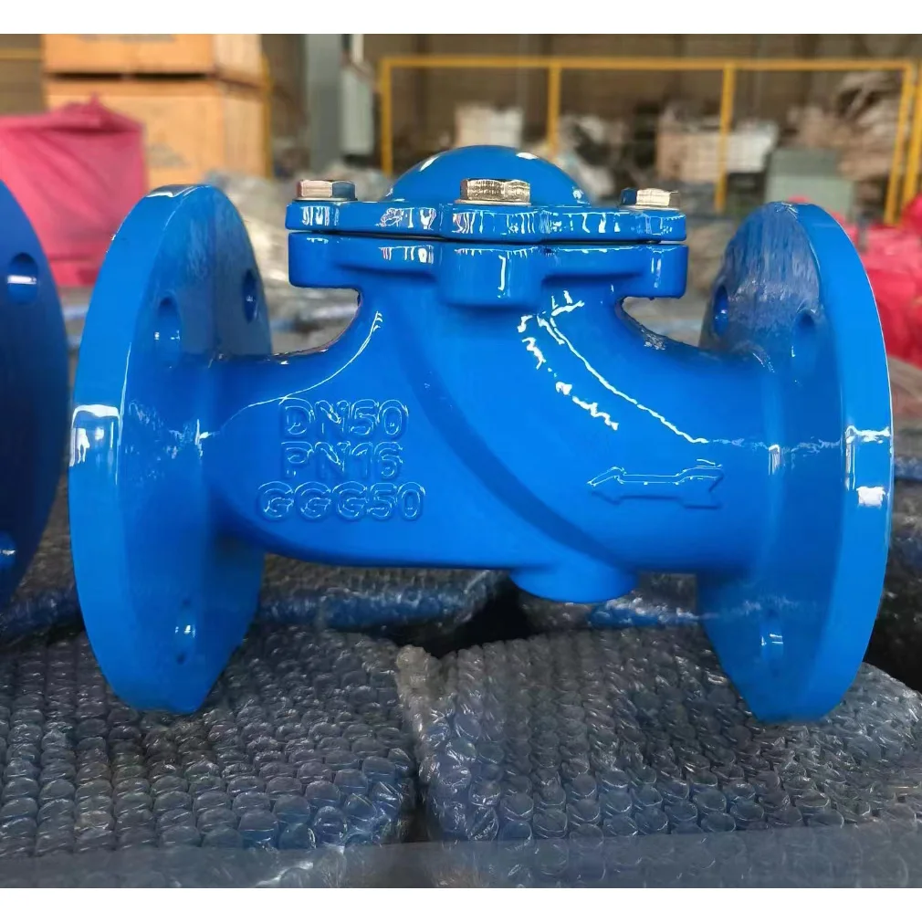 Cast Iron Ggg50 Pn10/16 Flanged End Ball Check Valve,Check Valve Dn100 ...