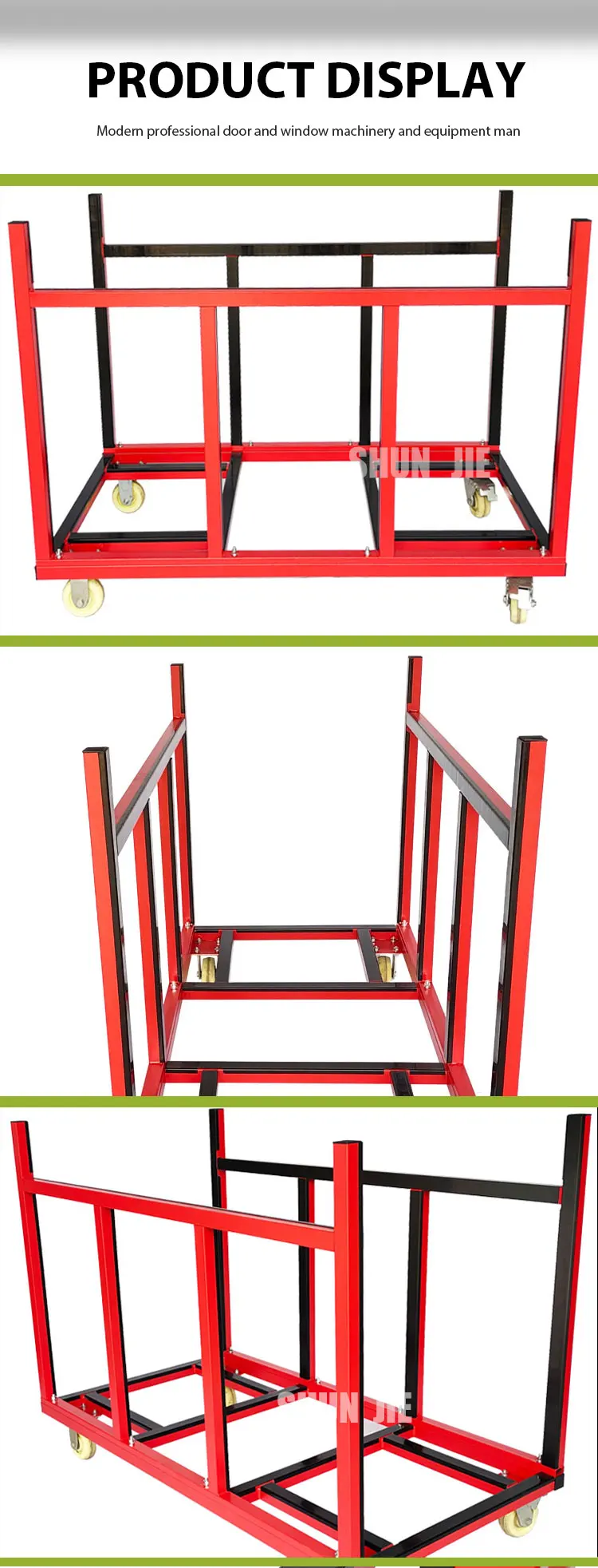 Load 500kg Storage Rack with Wheels Warehouse Rack Shelf U-shape ...