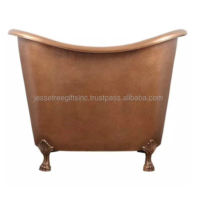 Alibaba.com: 48 Inch Oval Metal Bath Tub with Copper Powder Coating and ...