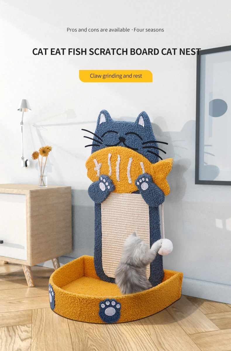 Cat Scratching Board - Durable & Interactive Play