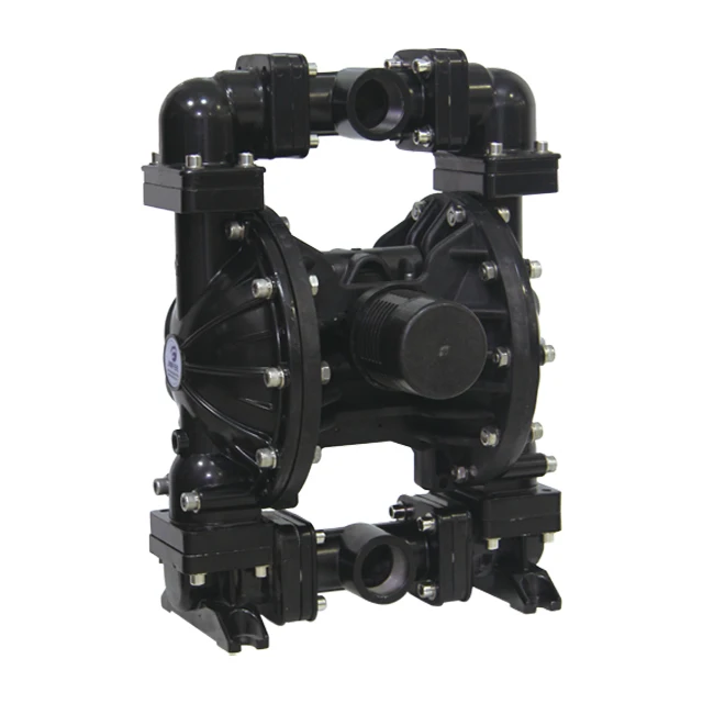Self-priming dry suction mud slurry waste water pneumatic membrane ...