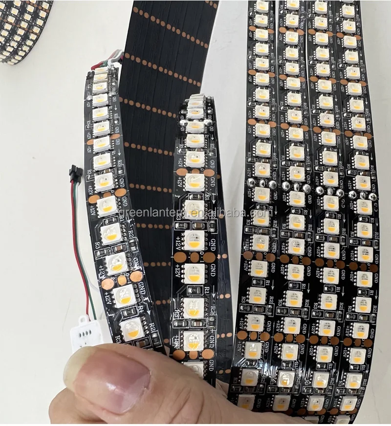 DC 12V SK6812 5050 RGBW LED Pixel Strip - 20000 Hours Lifespan