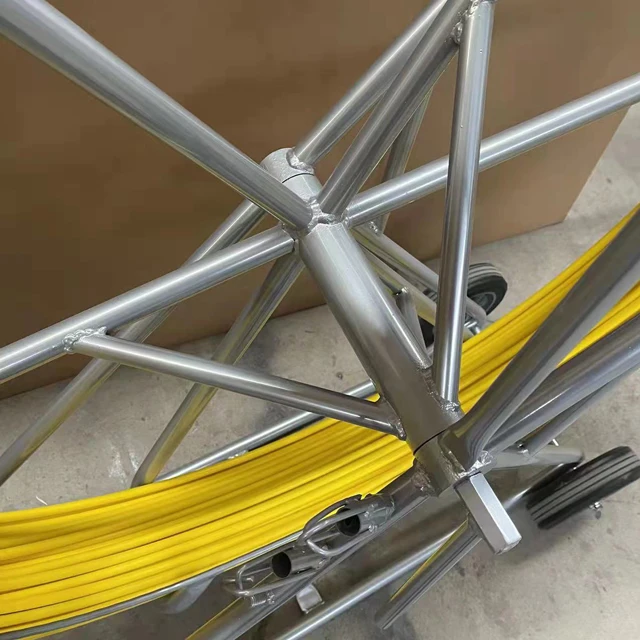 9mm X100m Fiberqlass Rodder Duct Rodder with Wheels - Fibertel