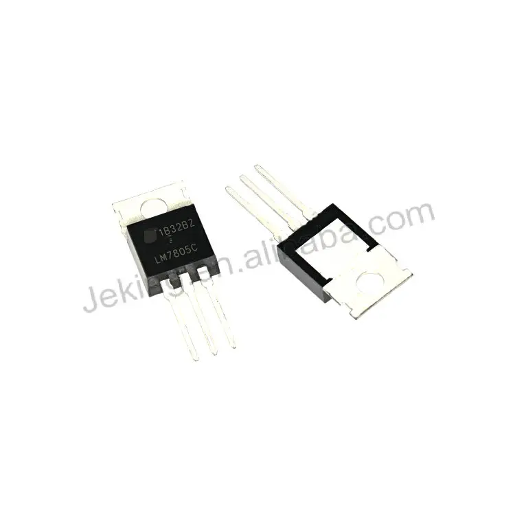 Jeking Lm7805 Linear Voltage Regulator Ic Positive Fixed 1 Output 1.5a ...