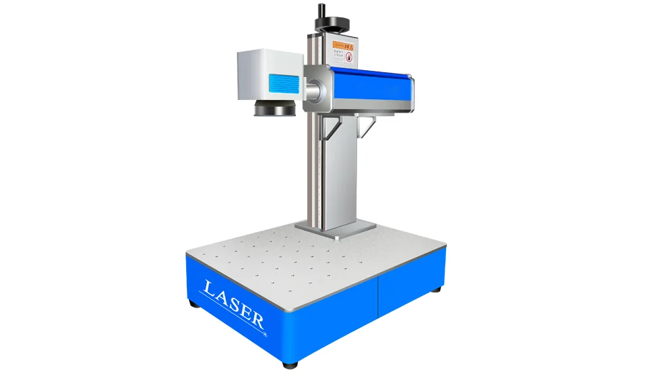 Animal Cattle Ear Tag Printer 20w Laser Fiber Marking Machine 30w For ...