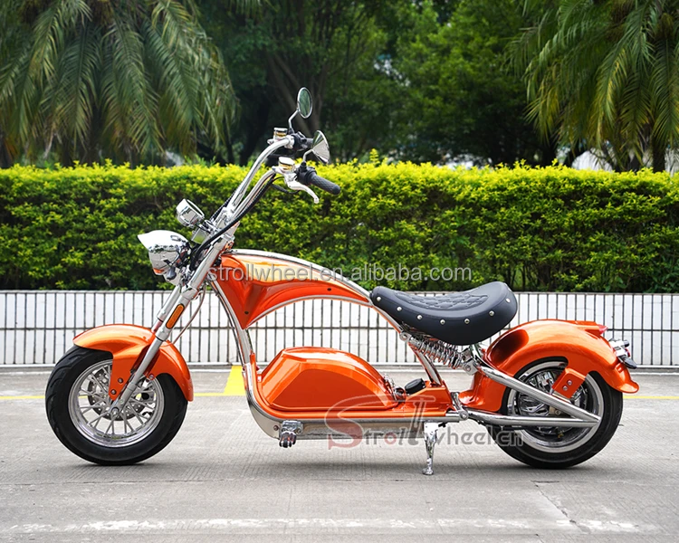 2 Wheel EEC Electric Motorcycle Chopper - 2000w-4000w Power