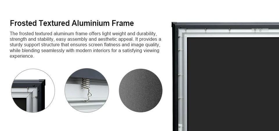 Nothing Projector Black Series 120 Inch Ust Projection Screen Frame 4k ...