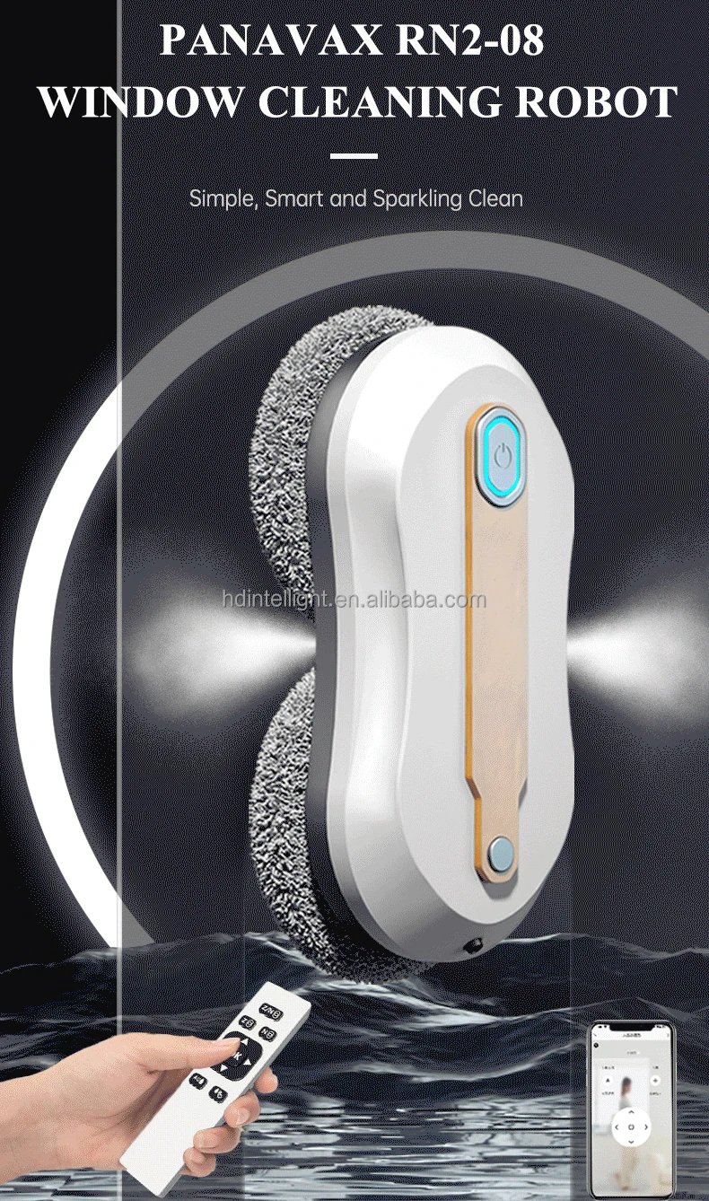 Huidi Rn2-08 Portable Robotic Window Cleaner Automatic Robot Window ...