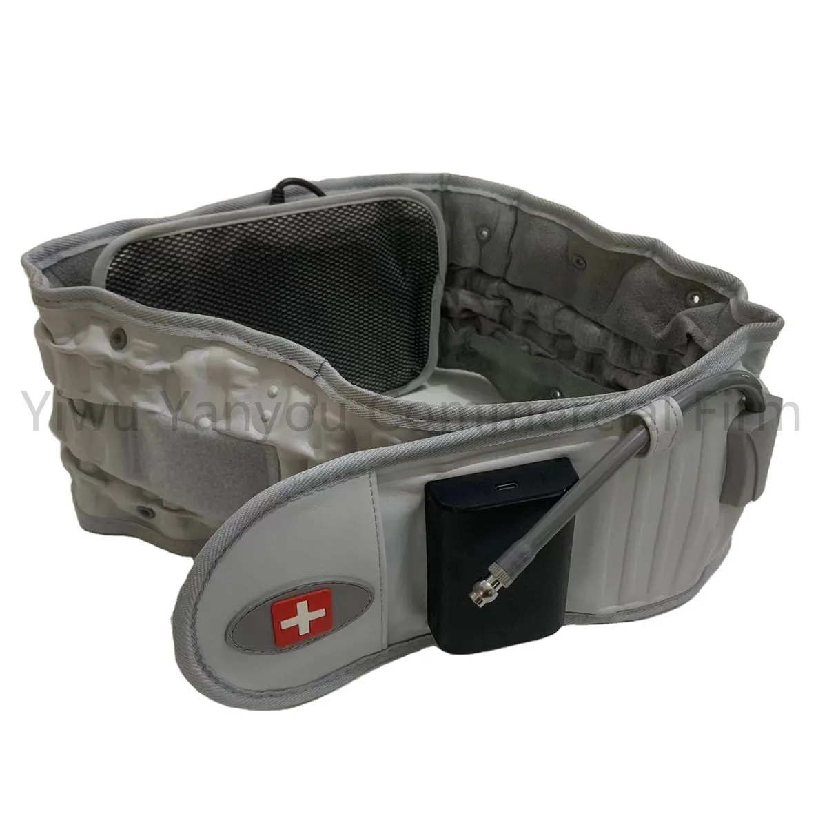 Lumbar Air Traction Belt With Heating & Massage Inflatable Against ...