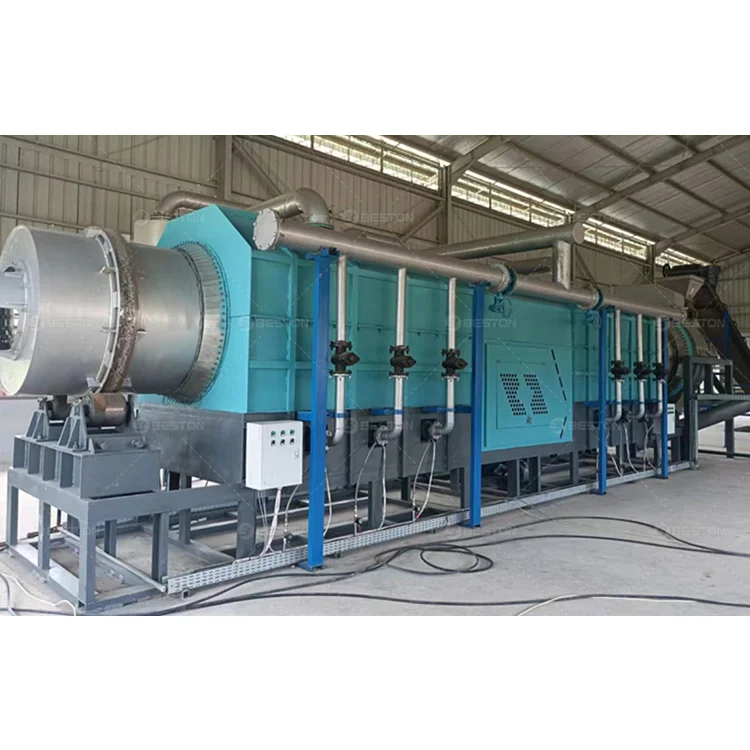 Beston Group Continuous EFB Biomass Charcoal Biochar Making Machine ...
