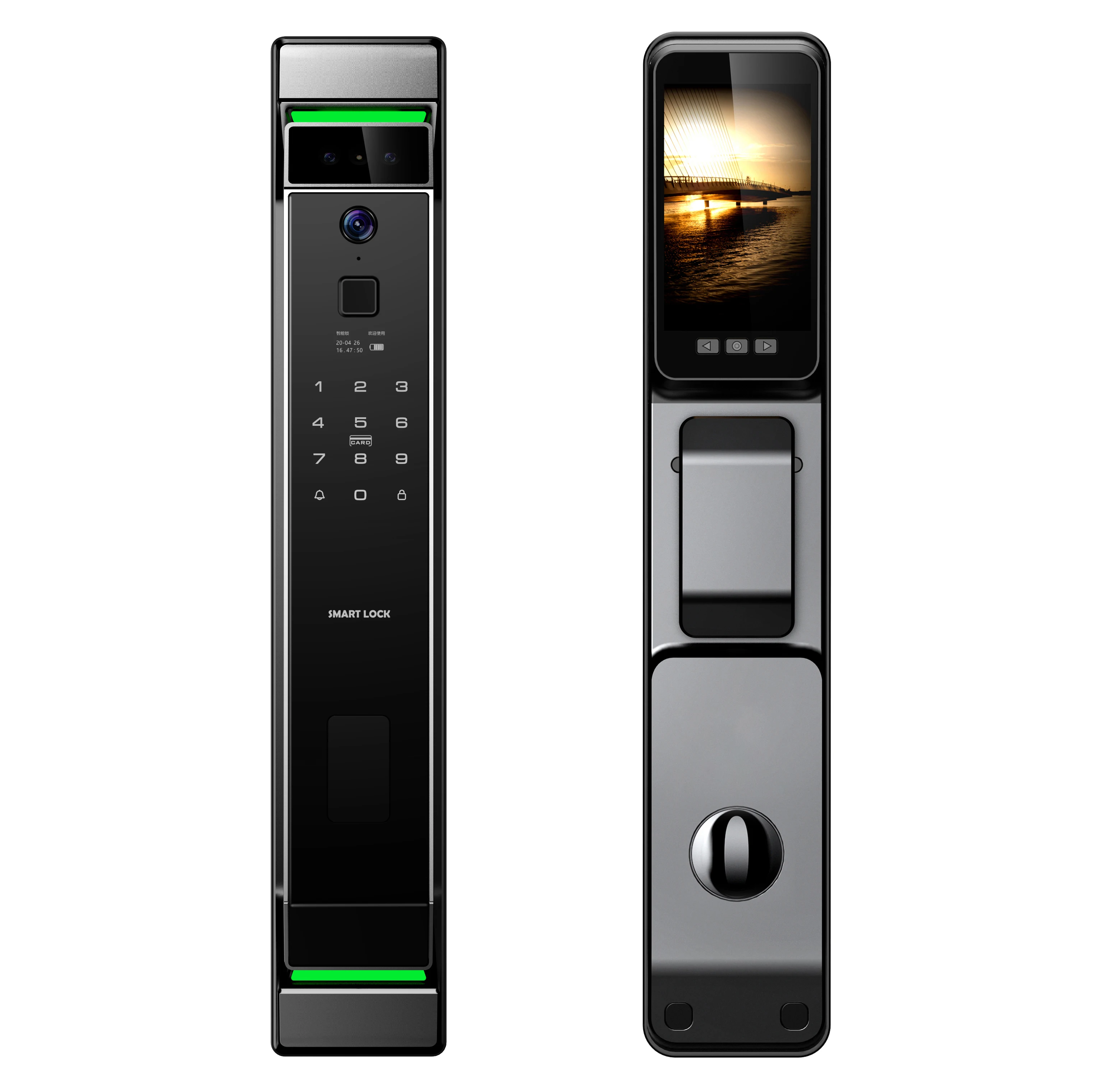 TYSH Tuya App Door Smart Lock With Camera 3D Face Recognition Id ...