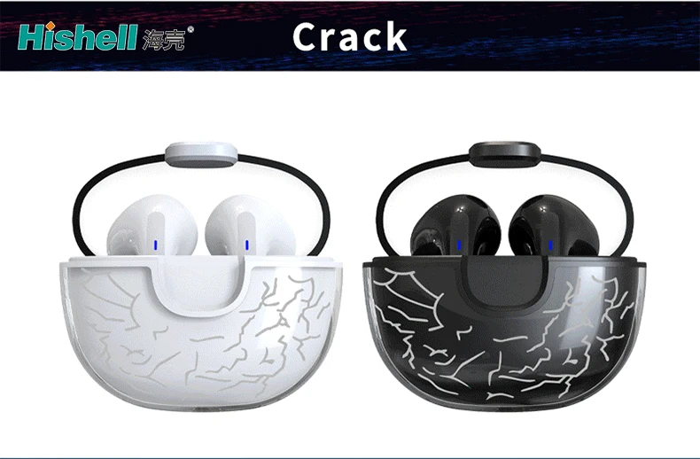 Custom Pattern Fashion Transparent Cabin Tws Wireless Earbuds With ...