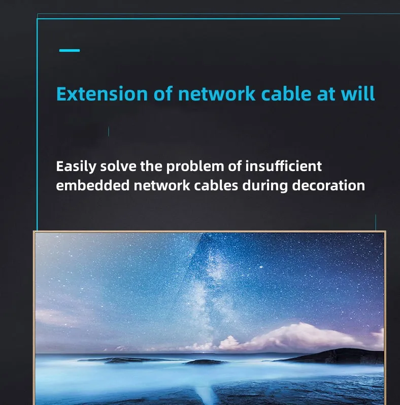 DYTECH Extension Network LAN Cable - Cat 8, RJ45 Male to Female