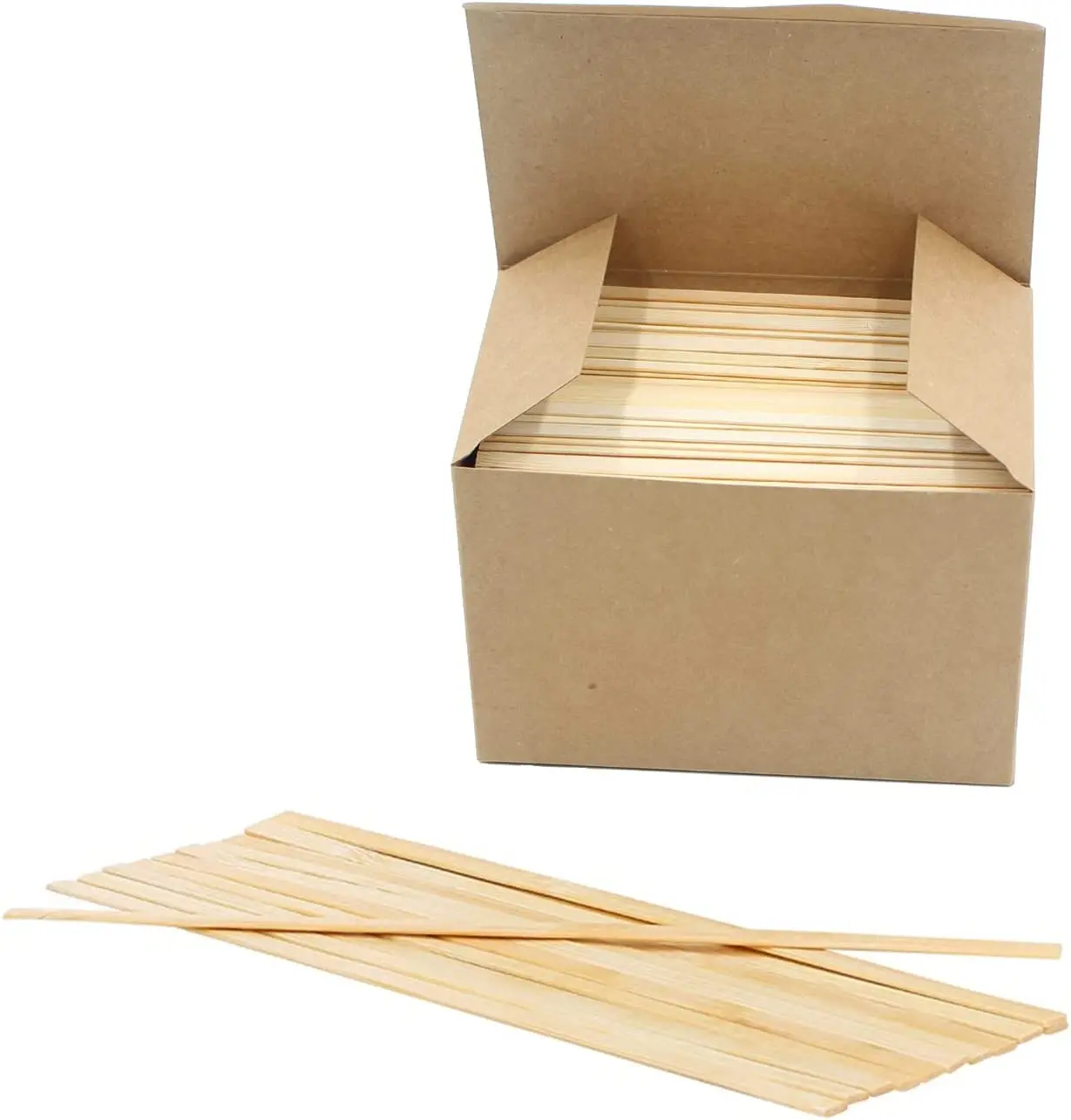 100% Nature New Made Disposable Bamboo Coffee Stirrer Private logo ...