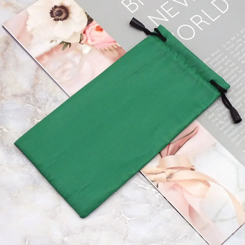 High Quality Logo Printed White Gray Black Soft Eyeglasses Bag,Custom ...