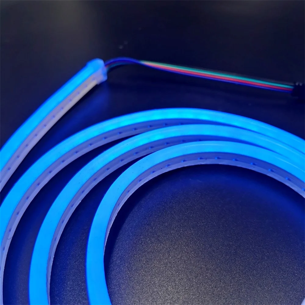 Dc5v 6*12mm Free Cut Silicone Flexible Rgb Led Neon With Power Bank Usb ...