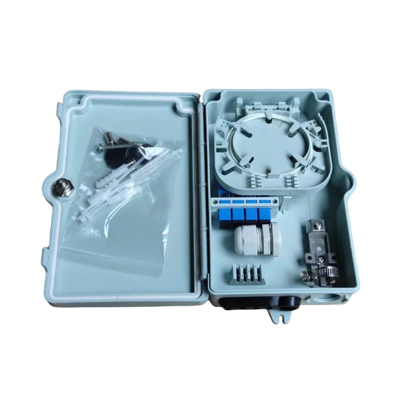 Wallmount Fiber Termination Box 4 Port Boitier De Distribution Pbo Nap ...
