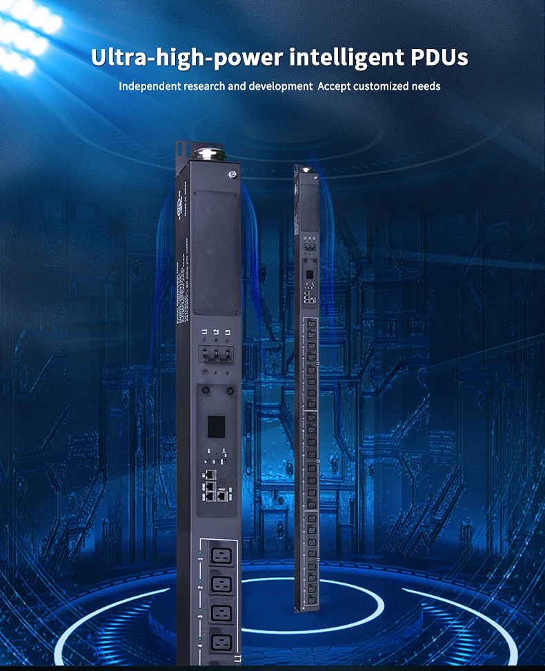 China Supplier Power Socket Server Cabinet With Circuit Breaker Smart Power Distribution Unit ...