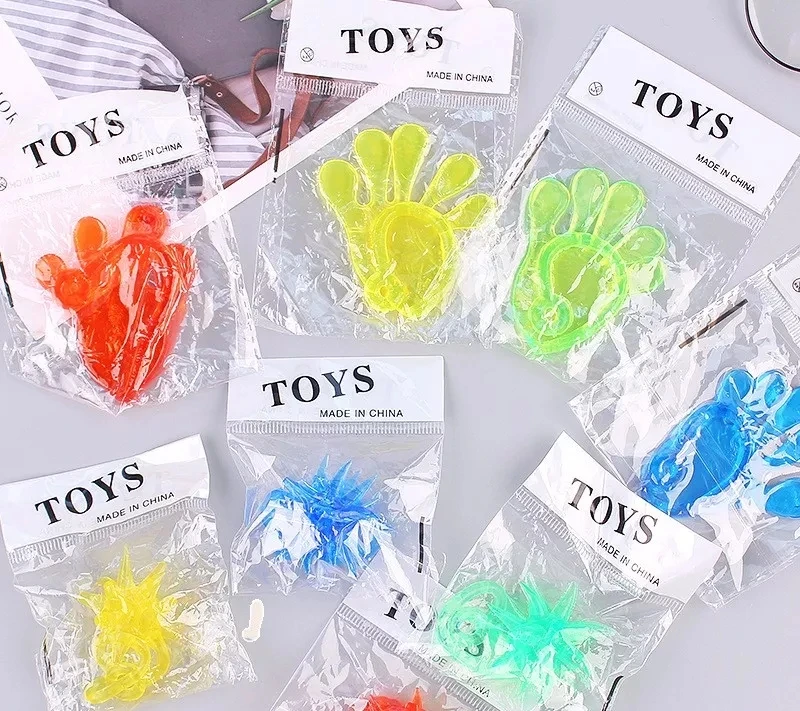 Elastic Stretchable Sticky Palm Nostalgic Toys Sticky Hand Creative ...