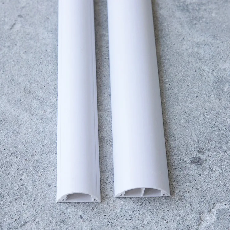 Pvc Cable Trunking Surface Mounted Half-round Curved Floor Floor Press ...