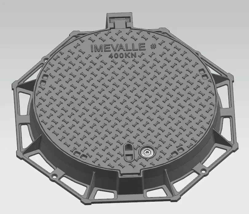 Ductile Iron Manhole Cover Closed Manhole Cover EN124 F900 Manhole ...