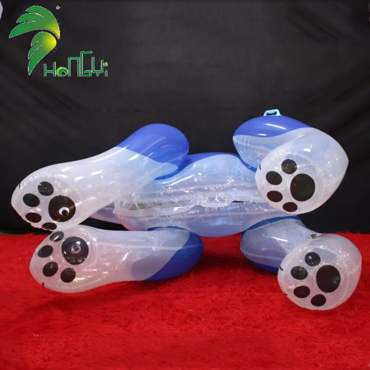 Newest Customized Clear PVC Husky Inflatable Animal Suit Double Layer ...