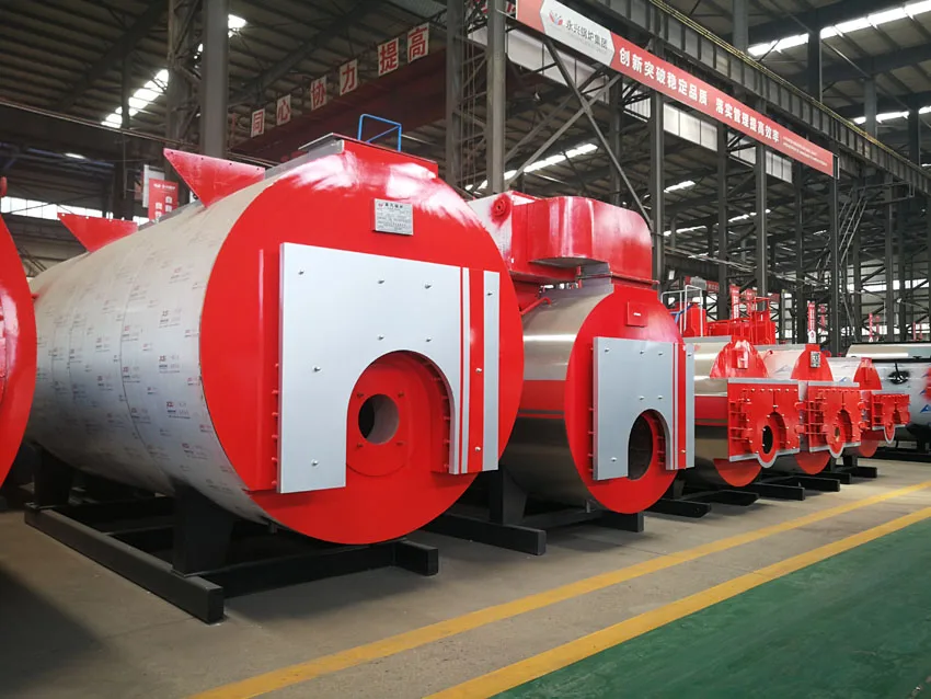 1 Ton/h Horizontal Fire Tube Diesel Or Natural Gas Fired Steam Boiler ...