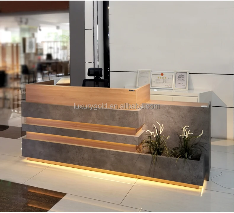Reception Desk Checkout Counter Small Nail Salon Office Reception Desk ...