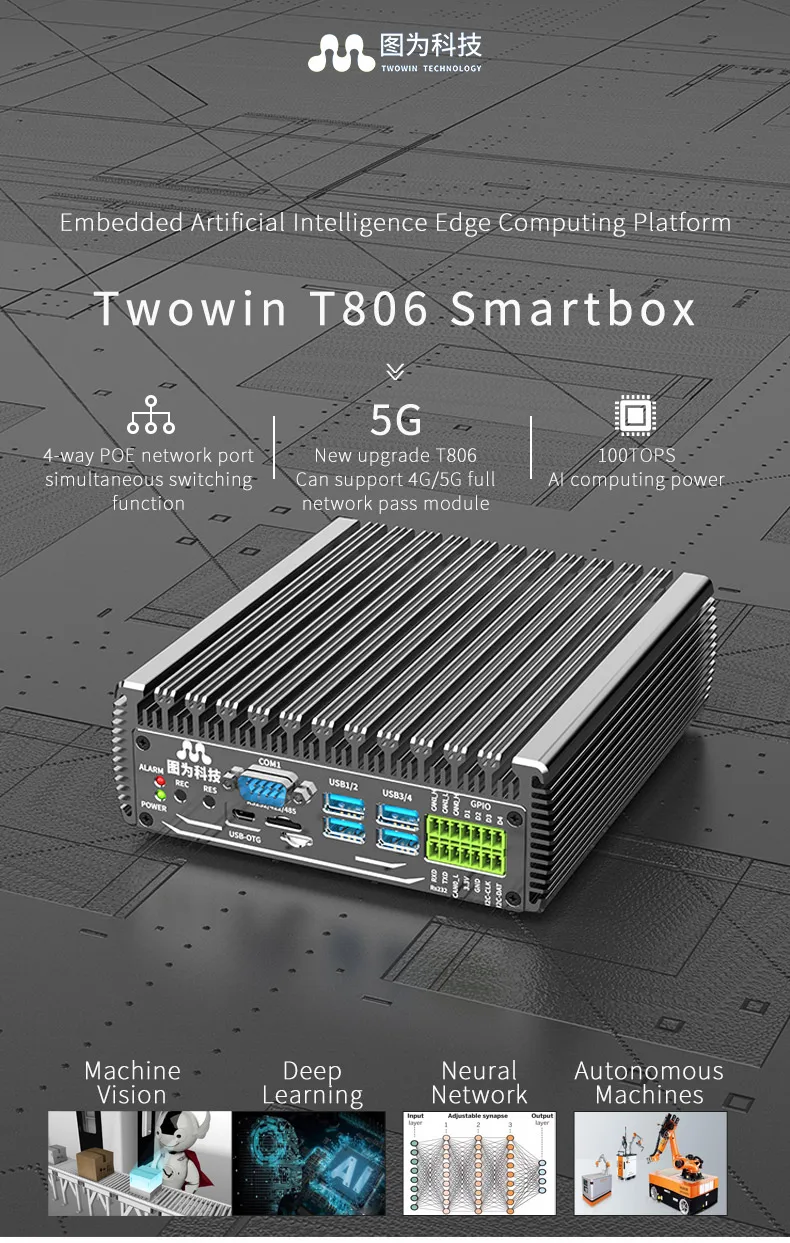 NVIDIA Jetson Orin Nx AI Edge Computer - 16GB, 4G/5G Support