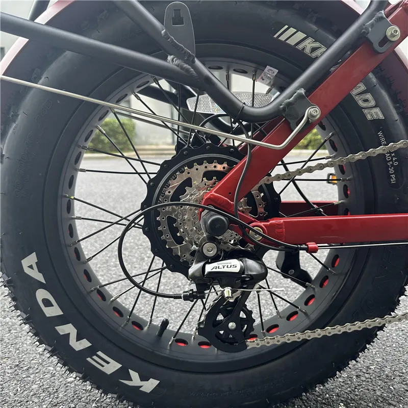 New Arrival 1200w 1500w High Power Electric Fat Tire Bike 2 Wheel Drive ...