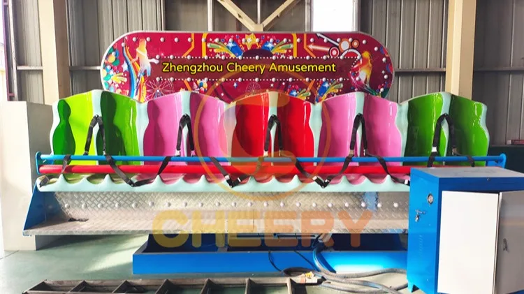 Carnival Game Trailer Mounted Amusement Ride Kids Crazy Wave Portable ...