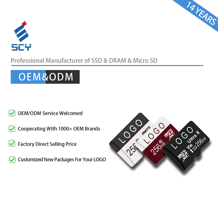 Wholesale Oem Manufacturer Tf Cards 4gb 8gb 16gb 32gb 64gb 128gb 256gb ...