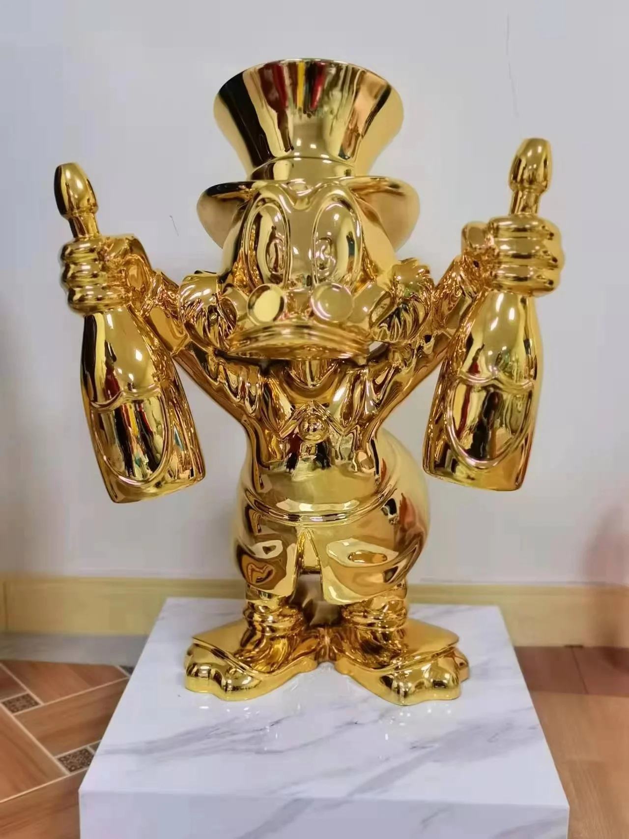 Monopoly Duck Resin Craft Statue - Vintage Popeye Figurine