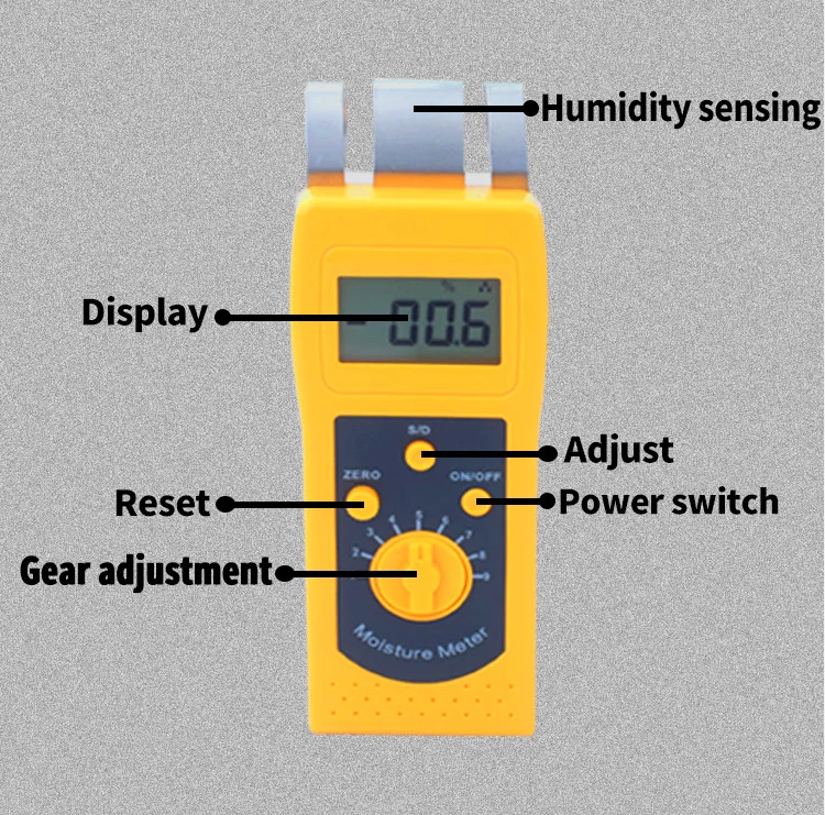 DM200T Moisture Meter for Textile Raw Materials - 1 Year Warranty