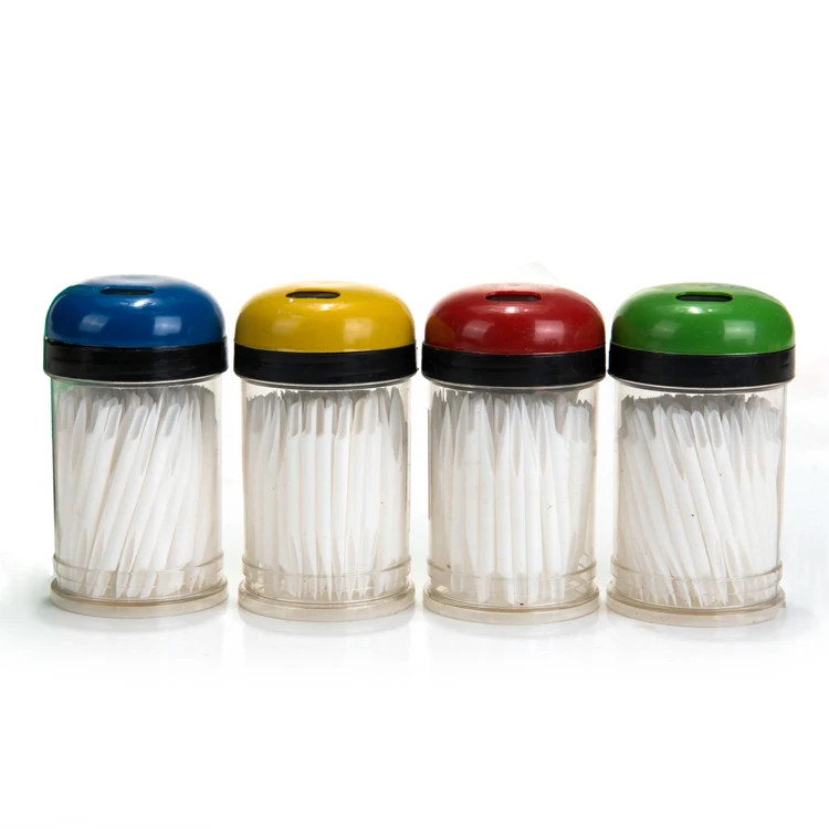 Flat plastic toothpicks store