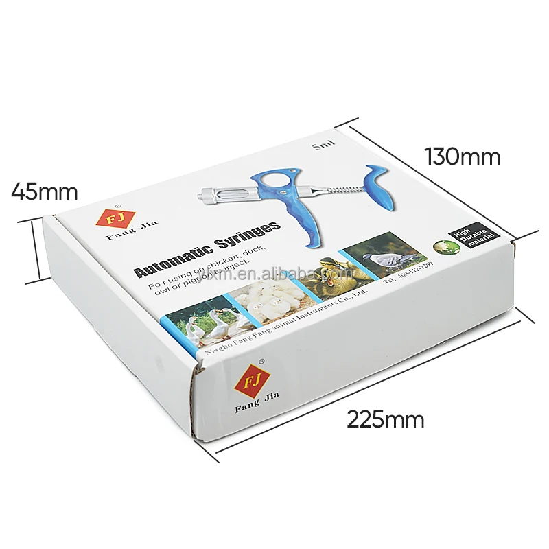 5ml Veterinary Poultry Vaccination Injection Continuous Automatic Fowl ...