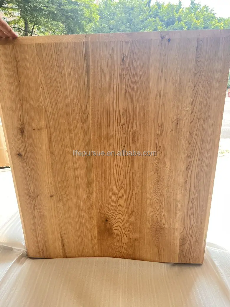 Professional Supplier Solid White Oak Wood Table Tops With Custom ...