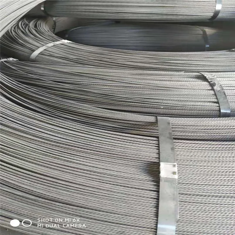 7mm 8mm 1860mpa Spiral High Tensile Spiral Ribbed Prestressed Concrete ...