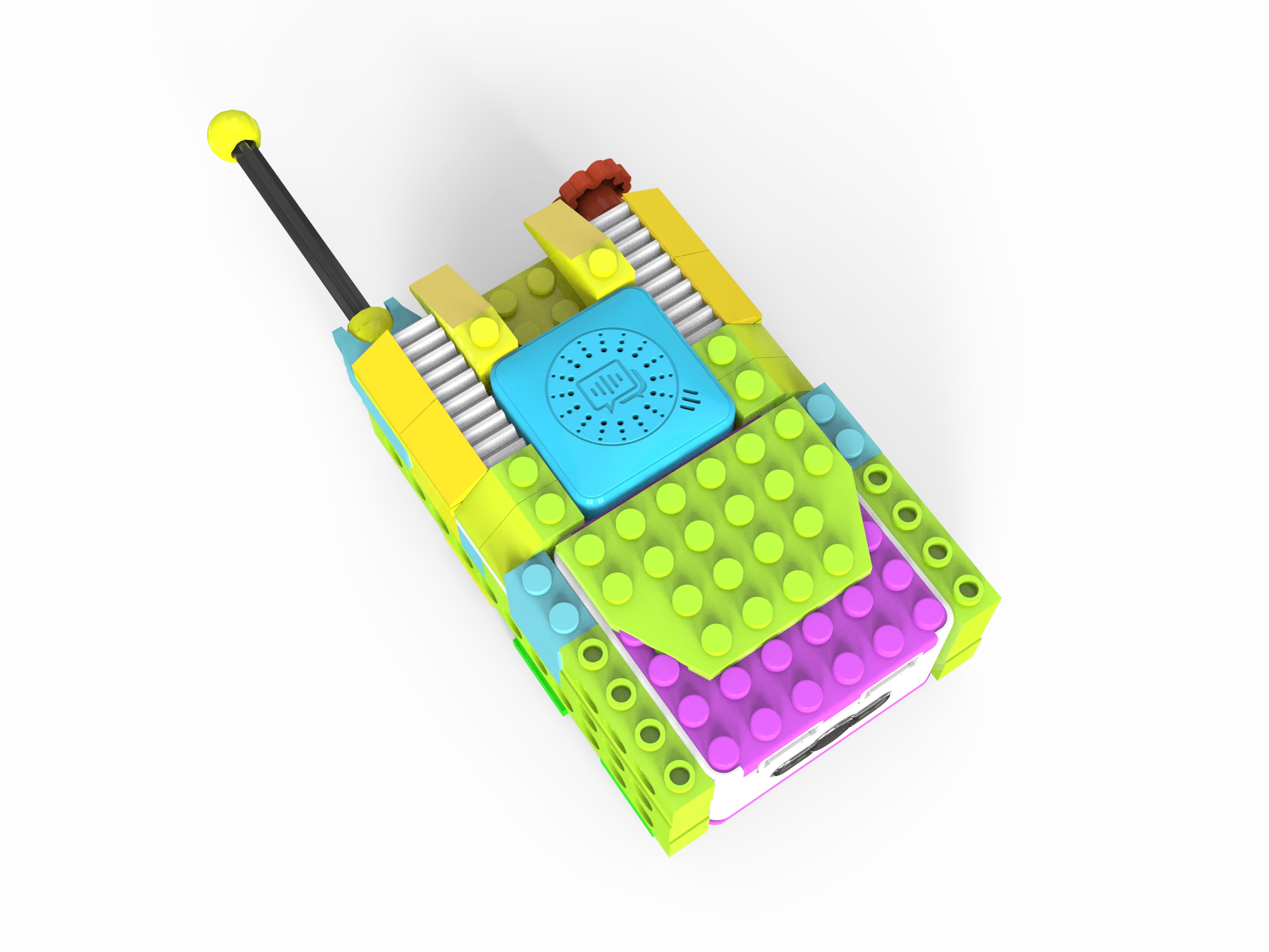 ICQbot Interactive Coding Robot Set Electronics Construction Model Toy ...