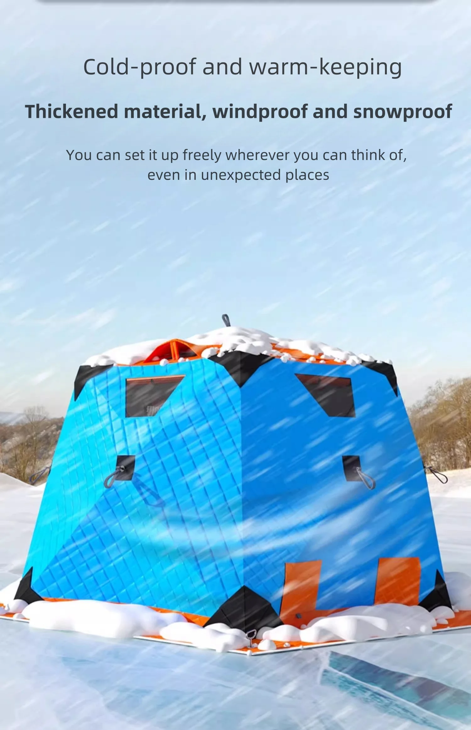 Custom Portable Square Thermal Insulation Outdoor Mobile Sauna Tent ...