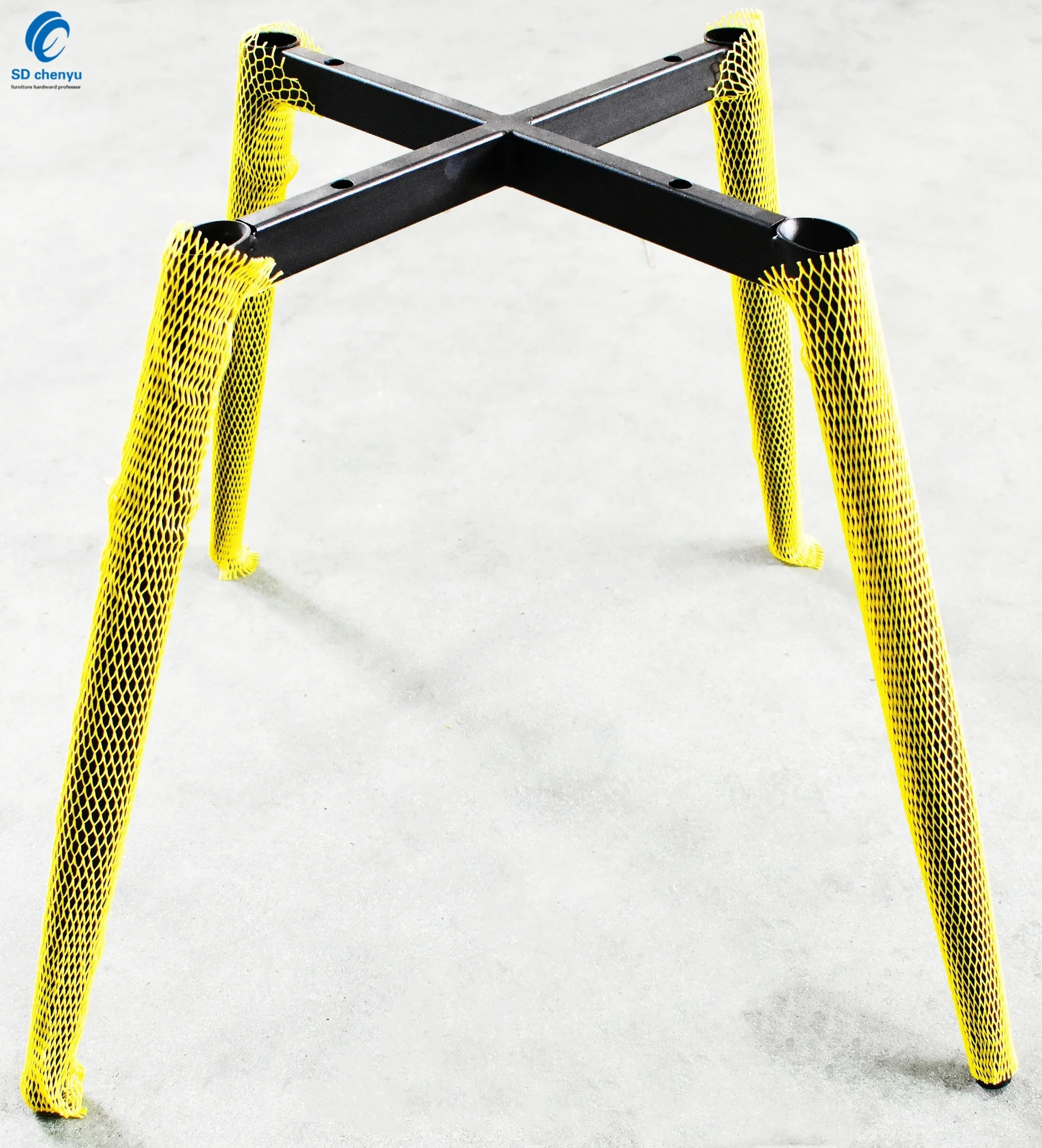 Wholesale Modern Black Cast Iron Metal Tapered Chair Legs