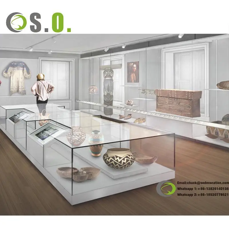 High End Museum Display Showcase Museum Glass Display Stand Museums ...